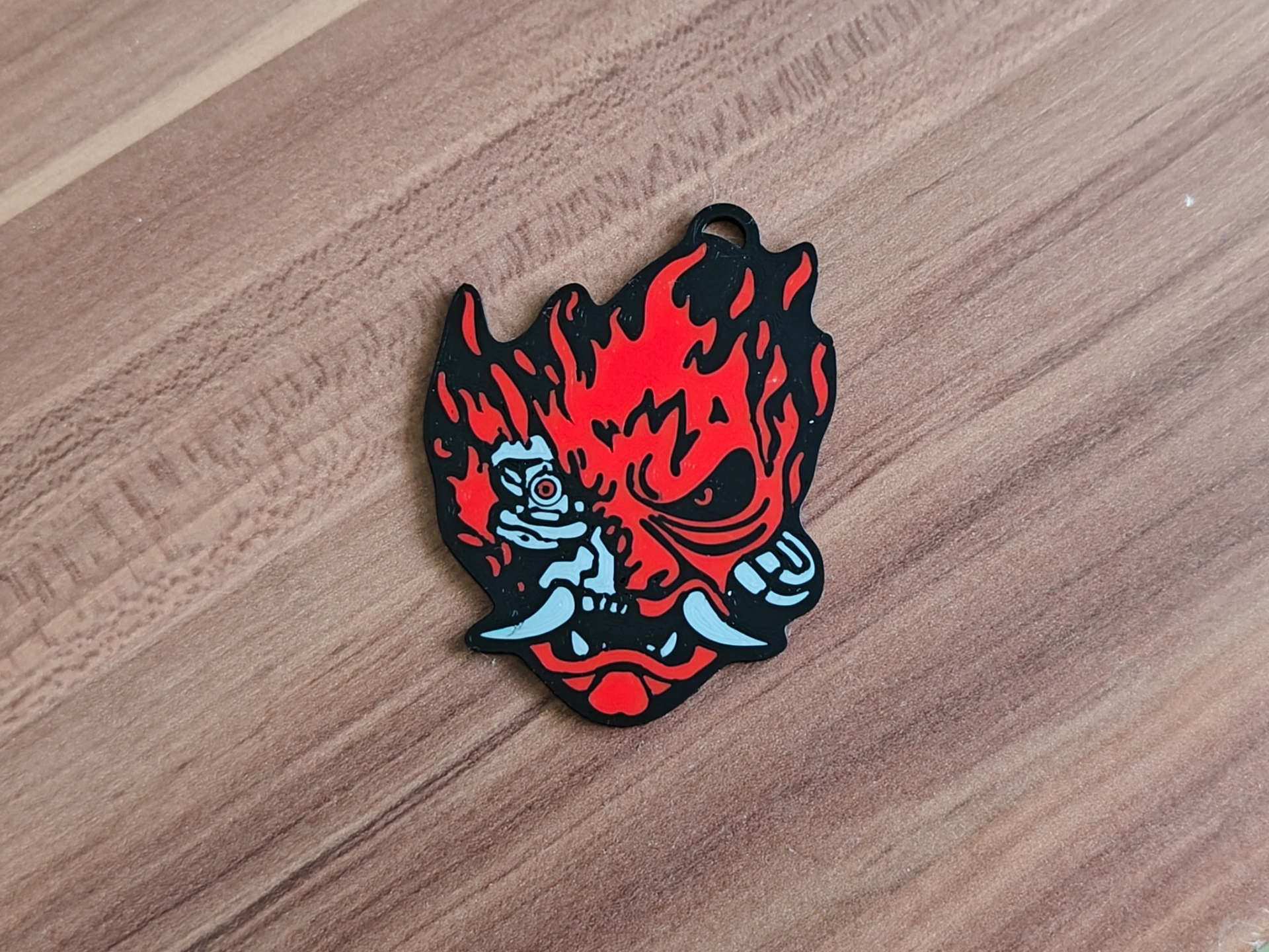 Cyberpunk 2077 Samurai logo keychain 来自 M.Holicky - MakerWorld