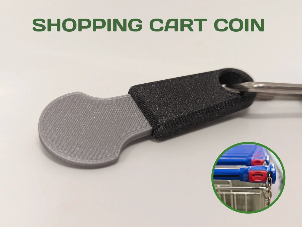 Shopping Cart Coin V2 (Removable) 来自 Alexis_ - MakerWorld