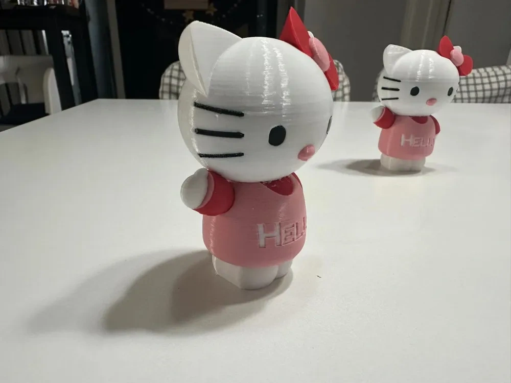 Hello Kitty 4色打印 来自 LIbra wang - MakerWorld