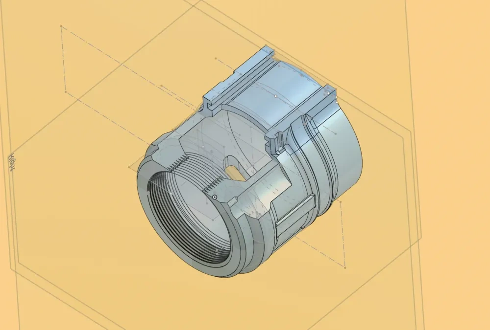 ECOTI/JERRY C5/CE5 夜视仪PVS14 虹膜适配器 来自 0xdb1b - MakerWorld