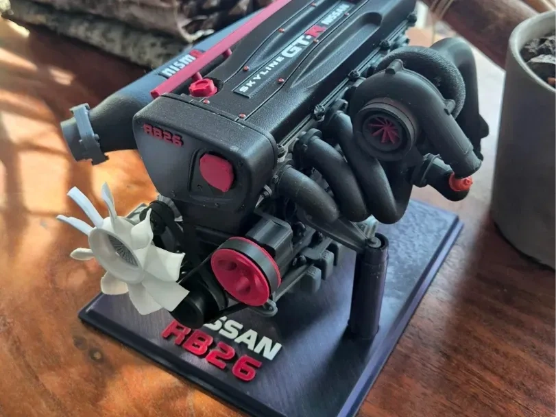 Tribute to the RB26DETT engine plate / ornament 来自 JacksonX - MakerWorld