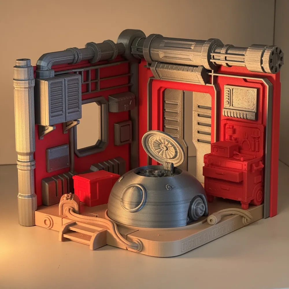 洋流城小事记-修理车间组合（疯景CrazyJN 原创） - 免费 3D 打印模型 - MakerWorld