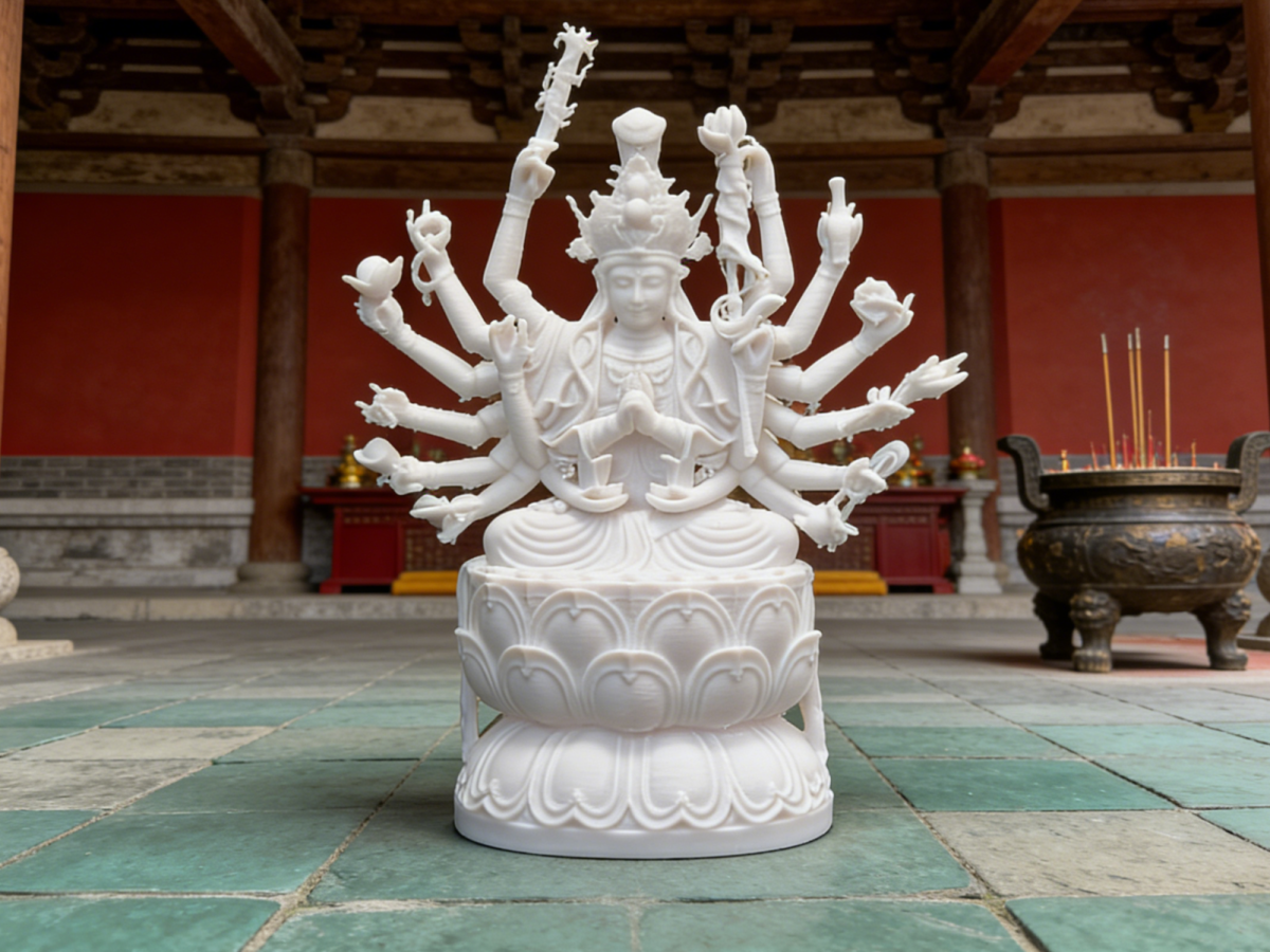 准提佛母 十八臂准提观音 佛像摆件 立体浮雕 浮雕摆件 - 免费 3D 打印模型 - MakerWorld
