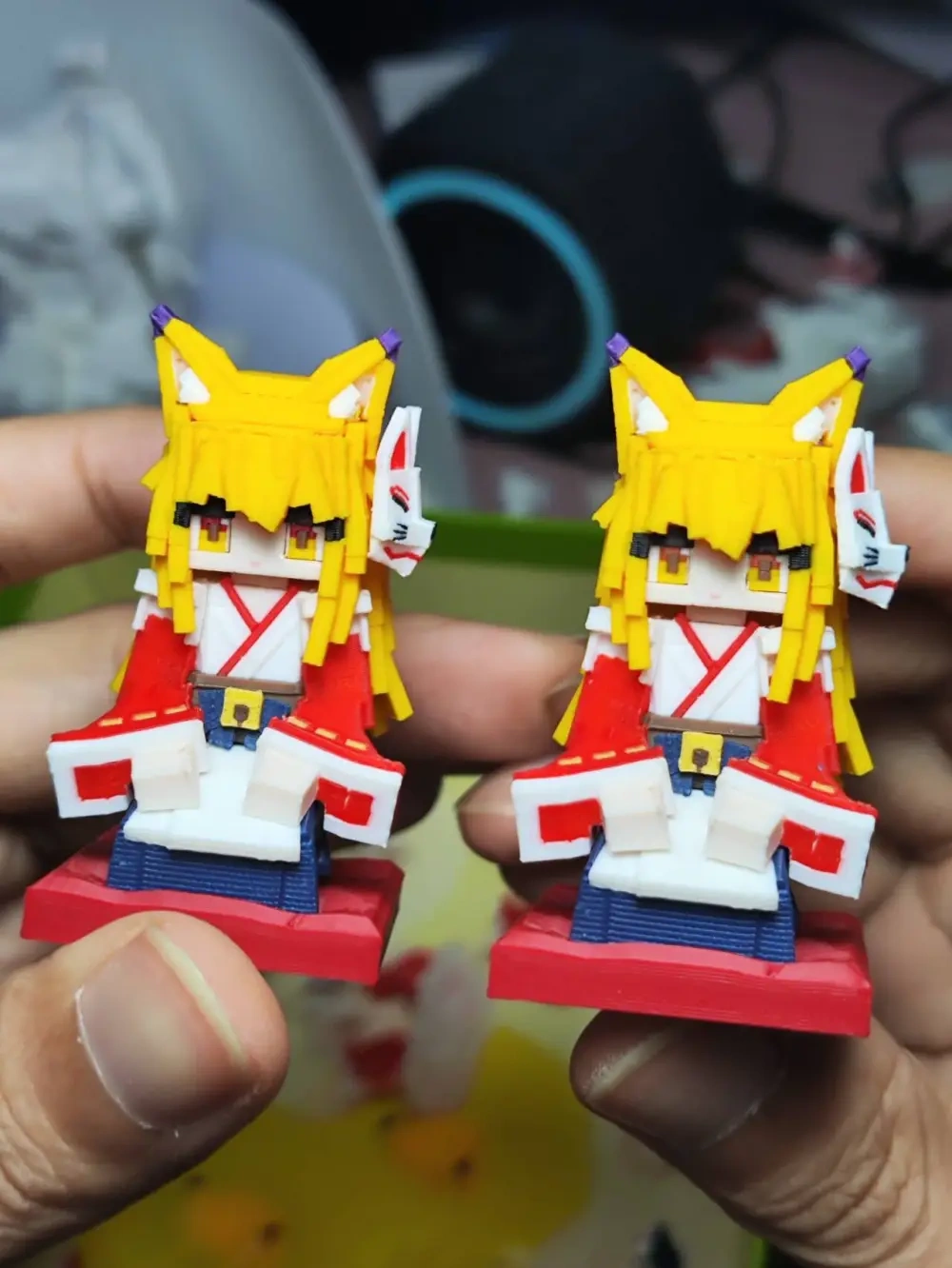 我的世界YSM酒狐蹲坐 - 免费 3D 打印模型 - MakerWorld