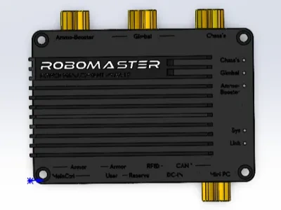 RoboMaster电源管理模块 来自 MOSS MakerWorld：免费下载 3D 模型