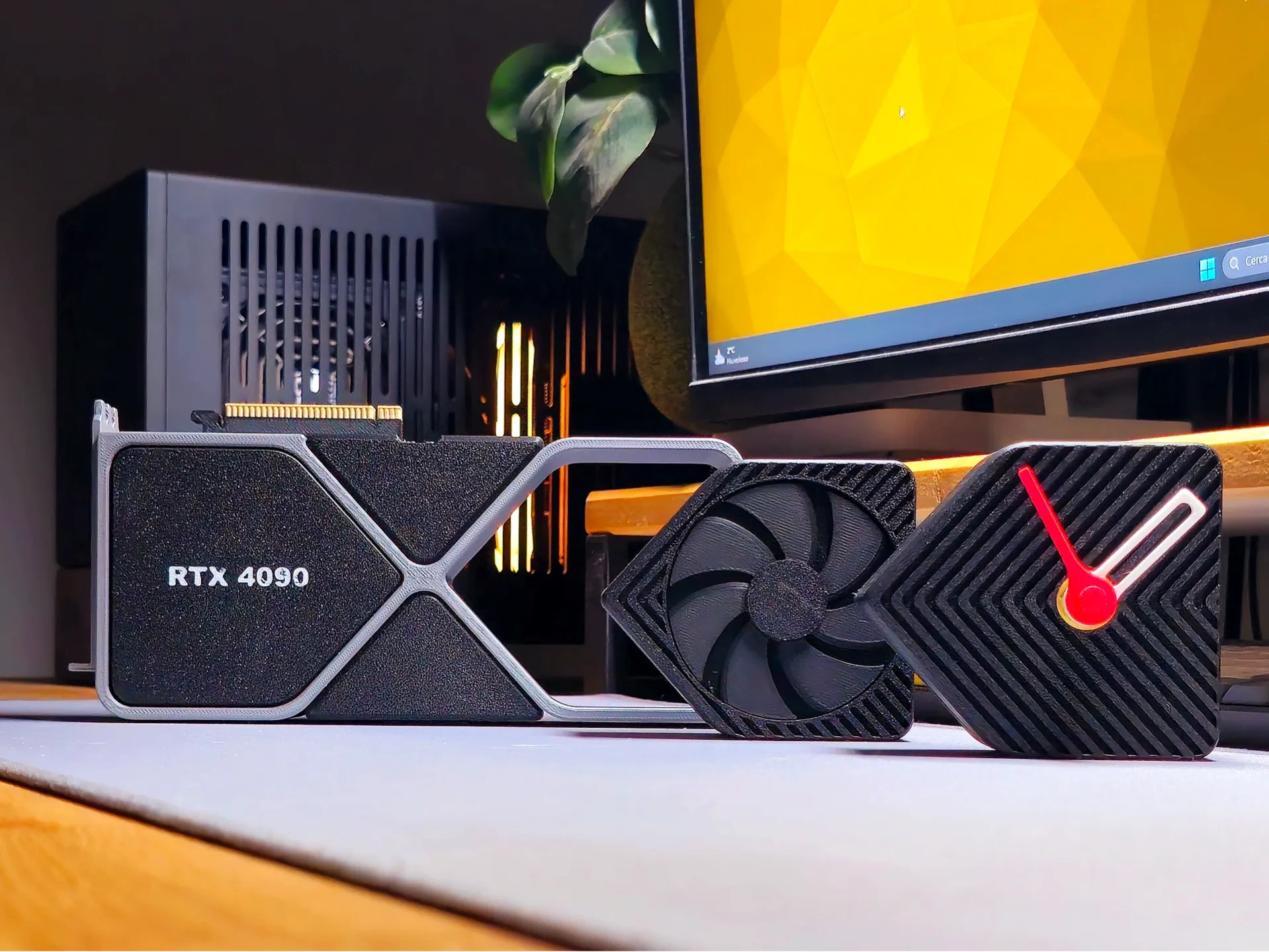 RTX 4090 Founders Edition - 原型/时钟；中/小 来自 HexaTrick - MakerWorld