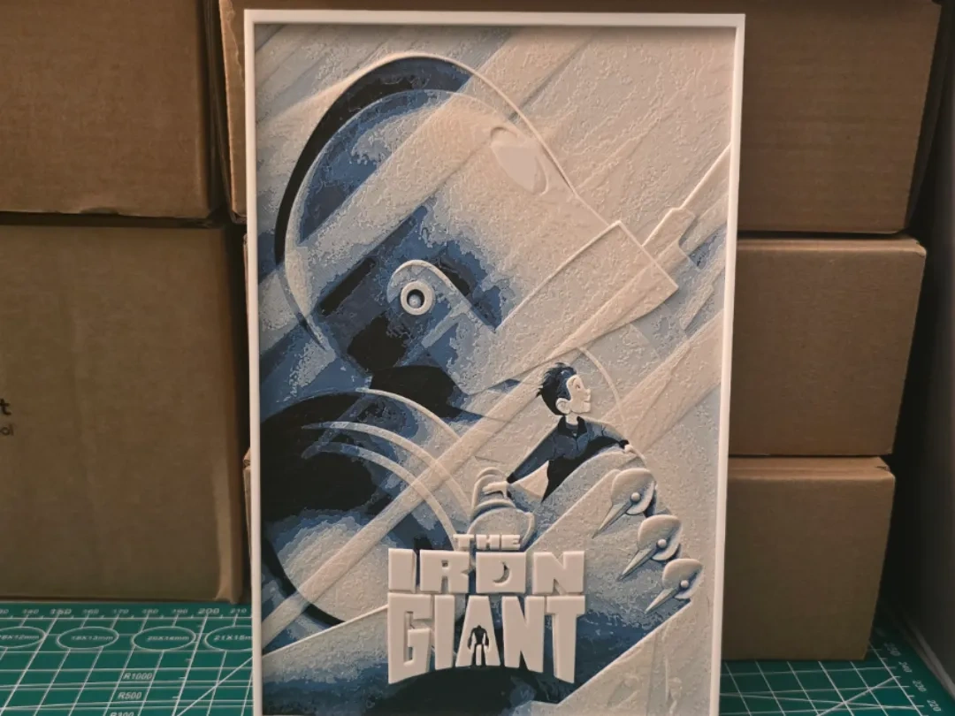 The Iron Giant Movie Poster - Hueforge Art 来自 Lumpy3D - MakerWorld