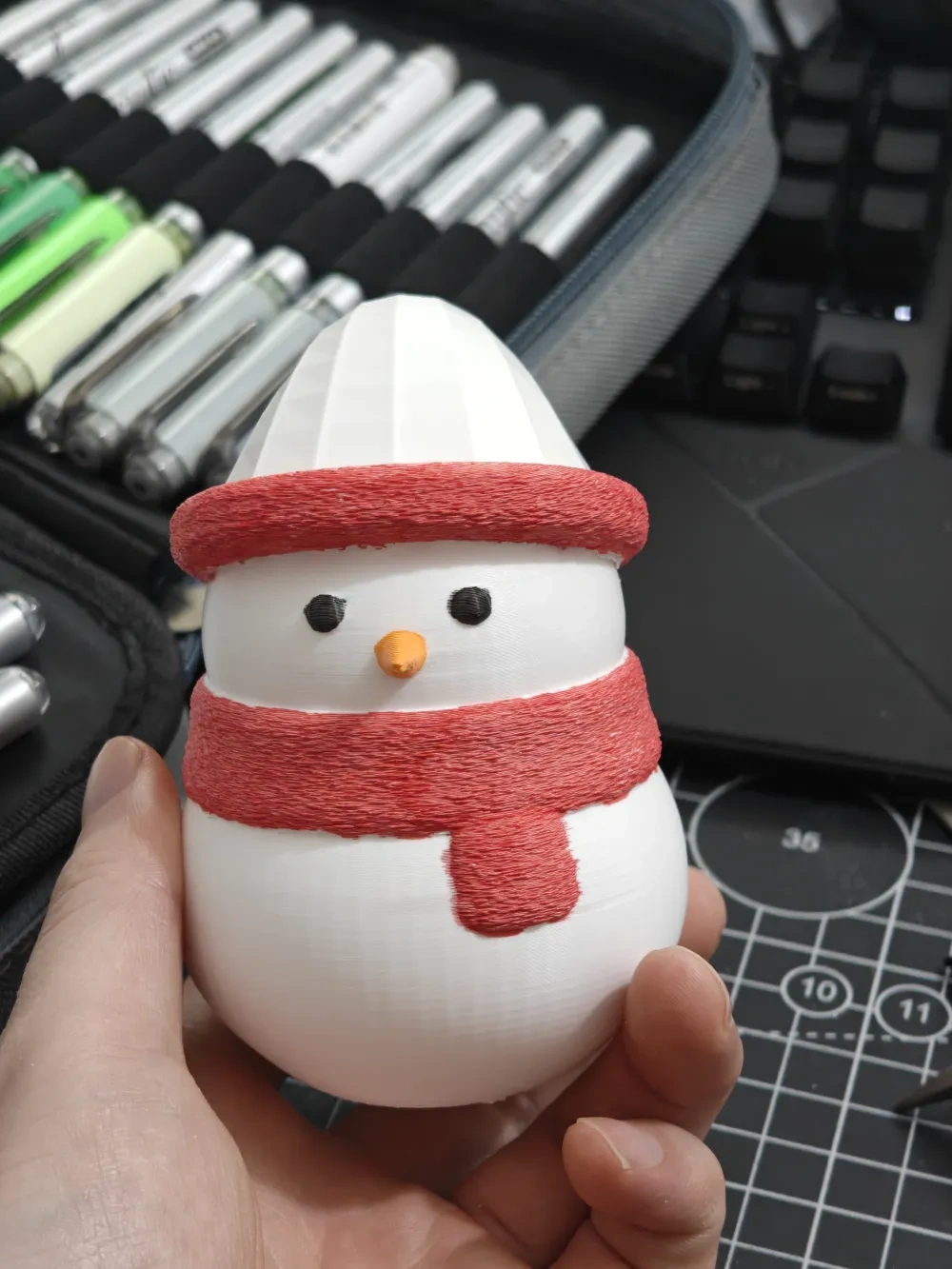 圣诞雪人 - 免费 3D 打印模型 - MakerWorld