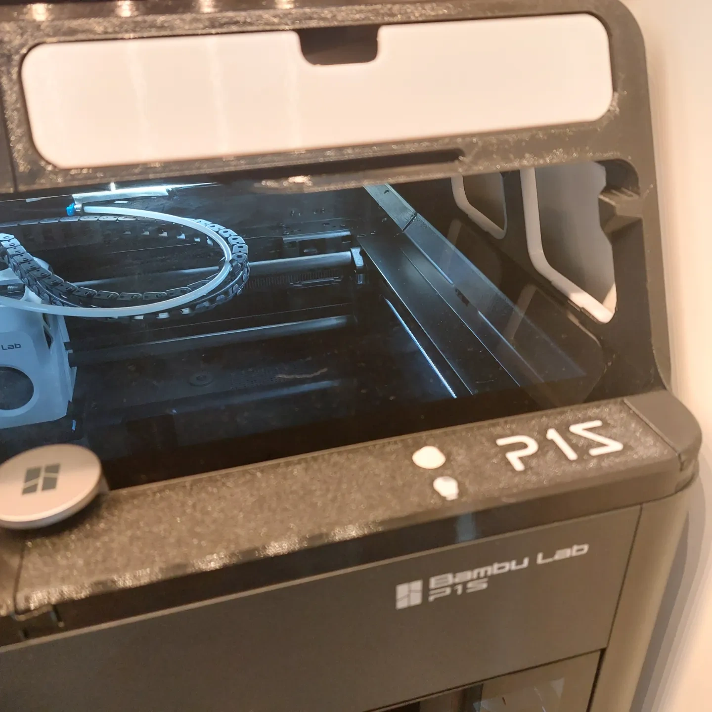 P1S用的AMS增高架前板，带有开关空间 二次创作 - 来自 Mikimao - MakerWorld