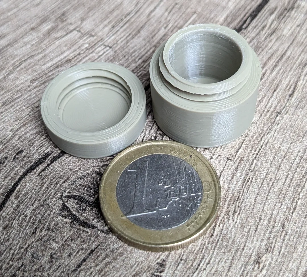 圆形微型盒子带盖 来自 Bruzl - MakerWorld