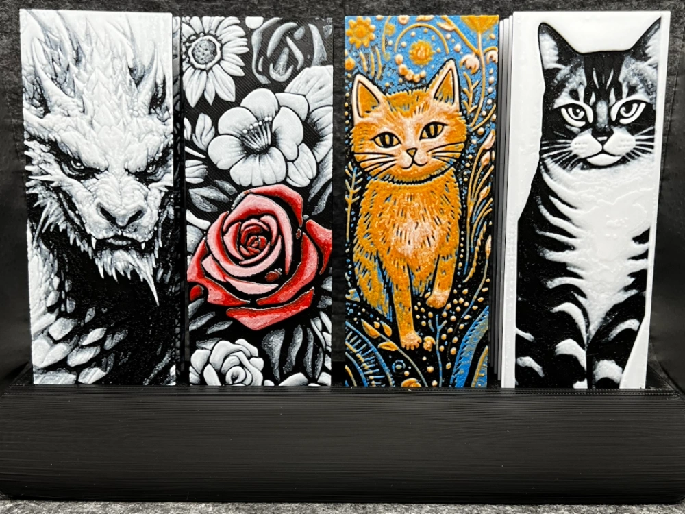 Hueforge Bookmark Display Stand 来自 CraftHappy - MakerWorld