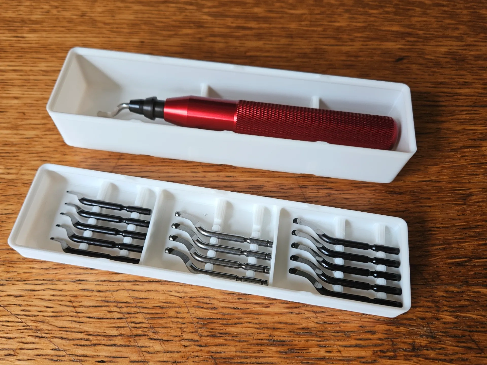 Gridfinity Deburring Tool and Spare Blades Tray V2 来自 Grebby - MakerWorld