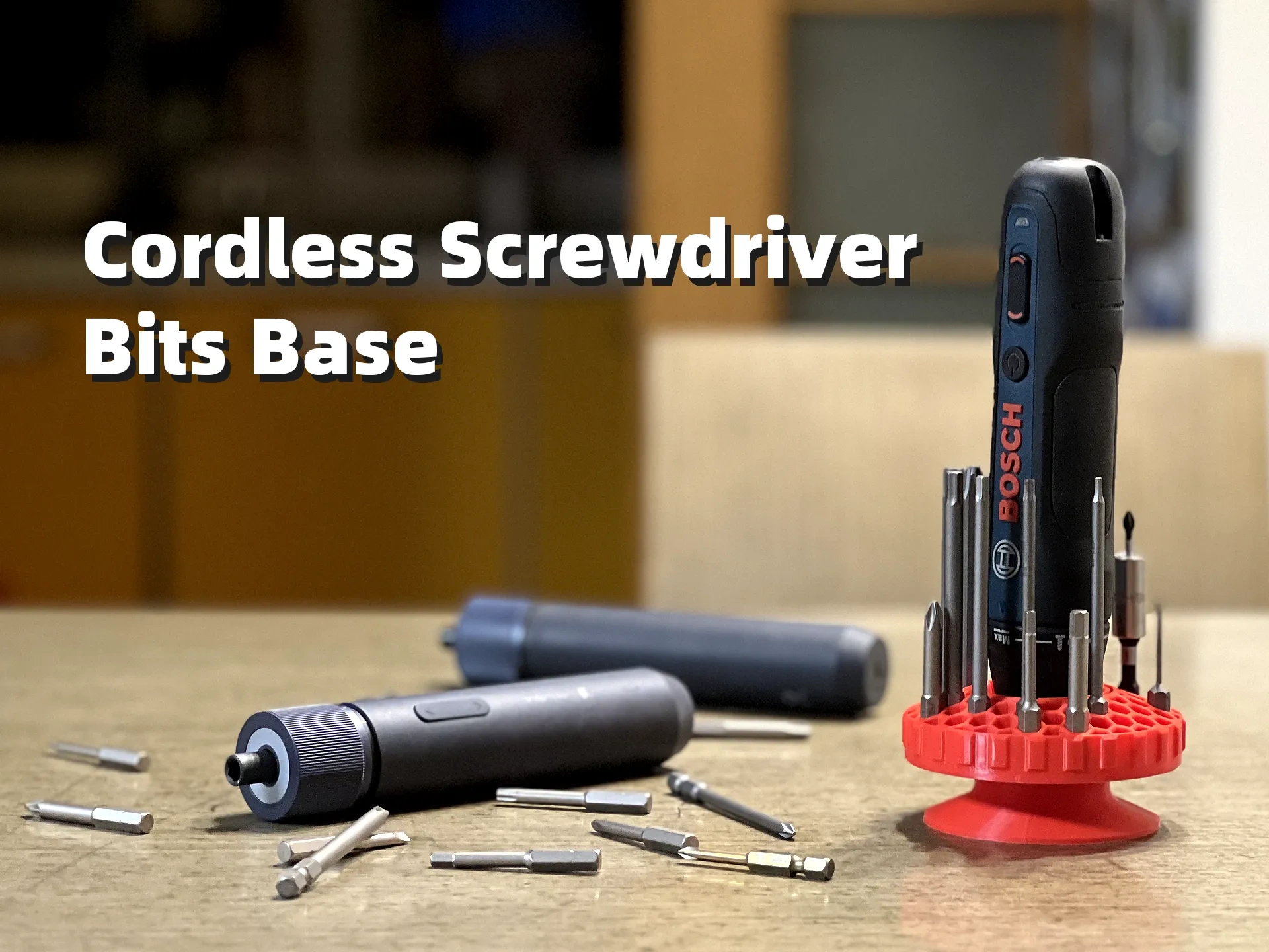Cordless Screwdriver Bits Base 来自 FANDESIGN - MakerWorld