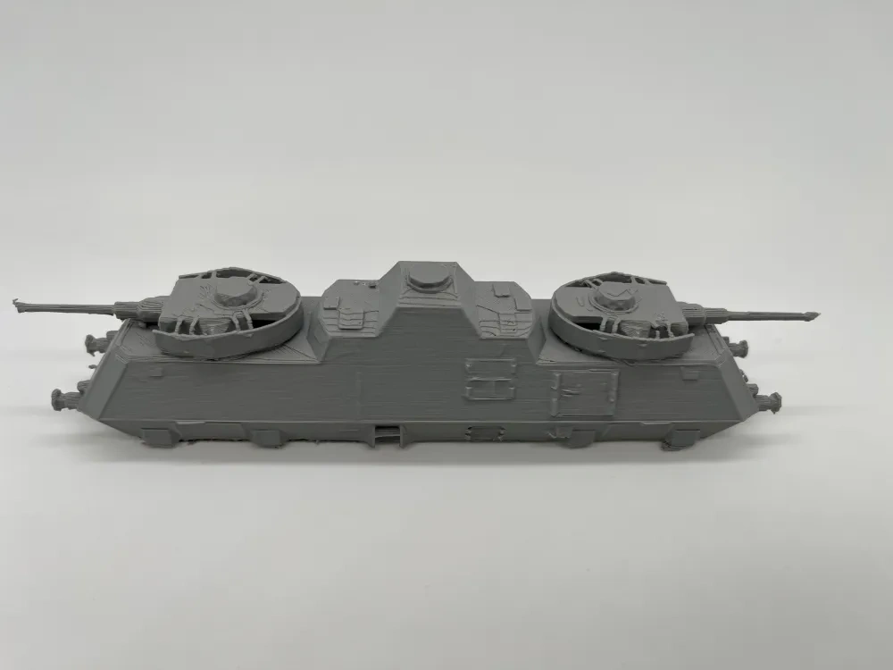 苏联BP-43型装甲列车 - 免费 3D 打印模型 - MakerWorld