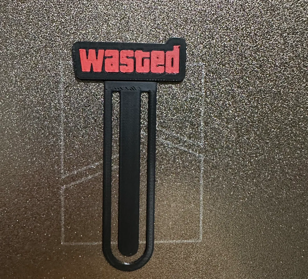 wasted GTA bookmark 来自 lau__u - MakerWorld