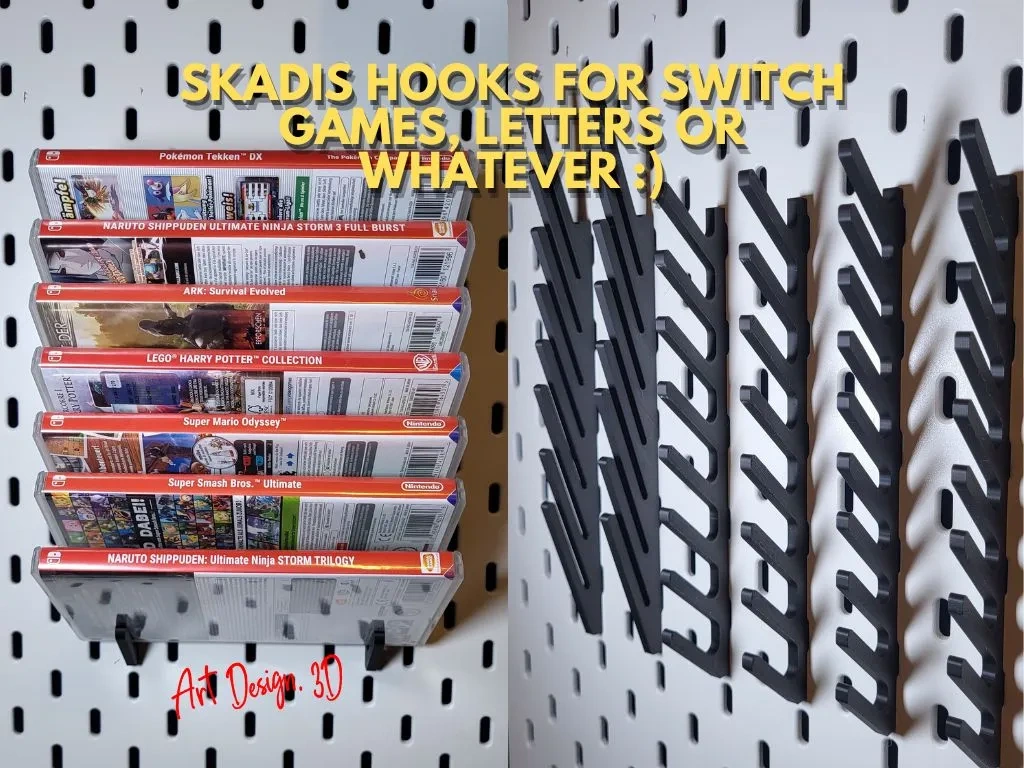 Skadis Hooks for Whatever :) 来自 Art Design. 3D - MakerWorld