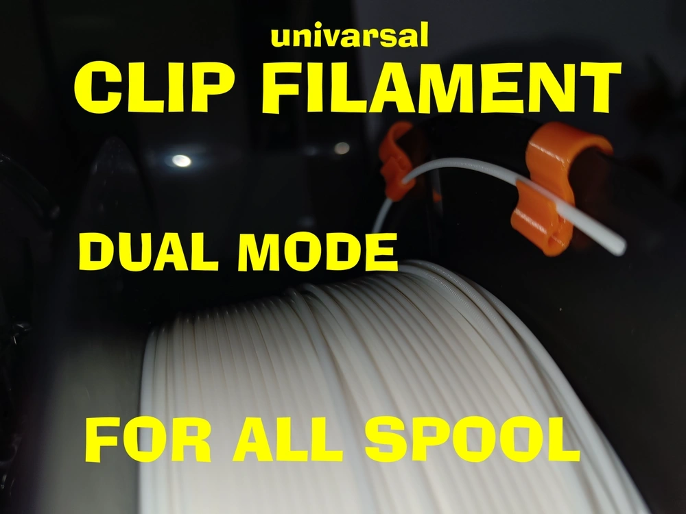 Universal Filament Clip 1.75 - For All Spool 来自 abactor81 - MakerWorld