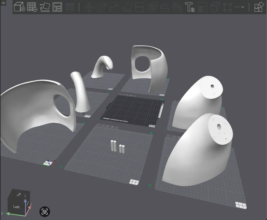 空洞骑士面具 分体式 - 放大版 122% 二次创作 - 来自 Patrickitron MakerWorld：免费下载 3D 模型