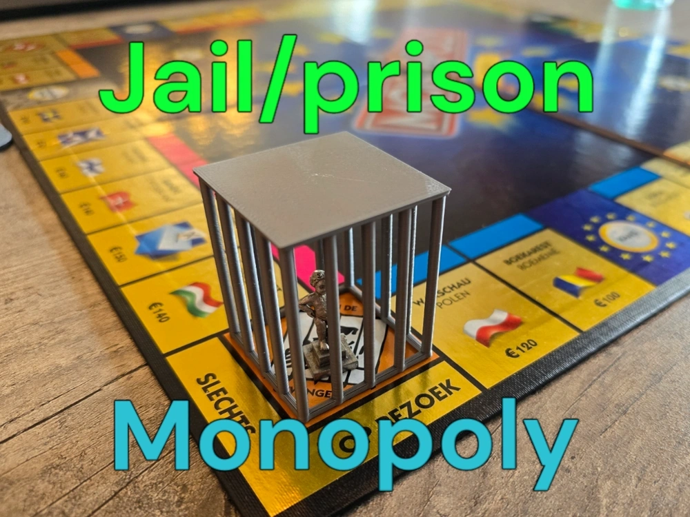 Monopoly jail / prison! 来自 KoBuCRAFTS - MakerWorld