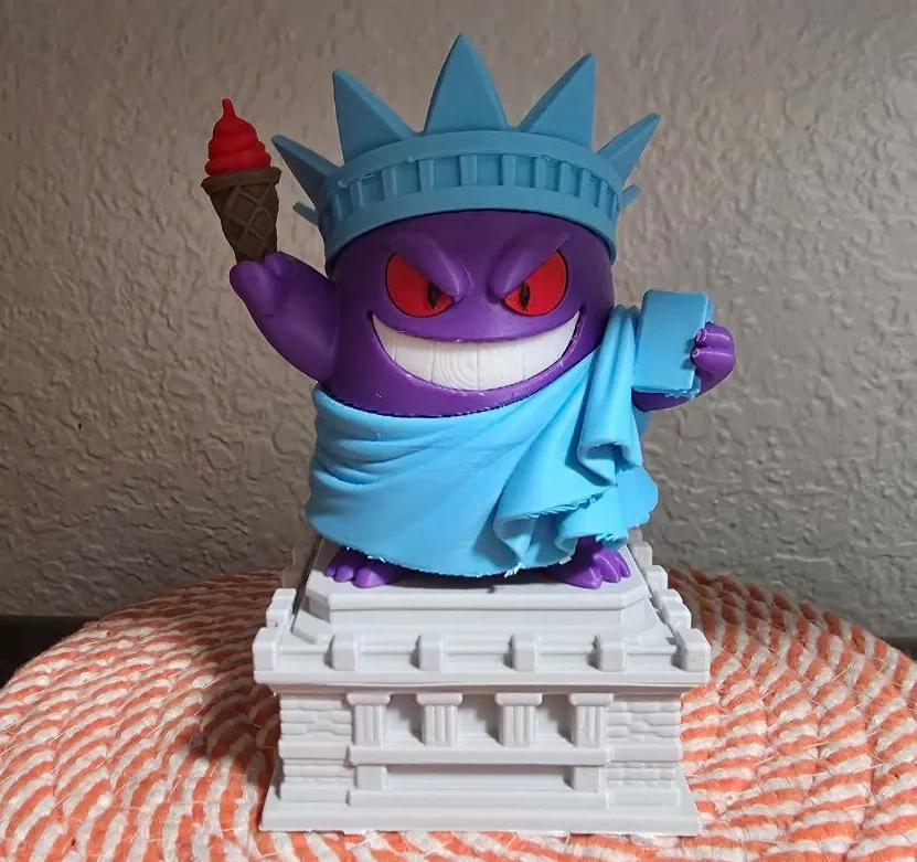 自由的耿鬼 来自 3dbick MakerWorld：免费下载 3D 模型