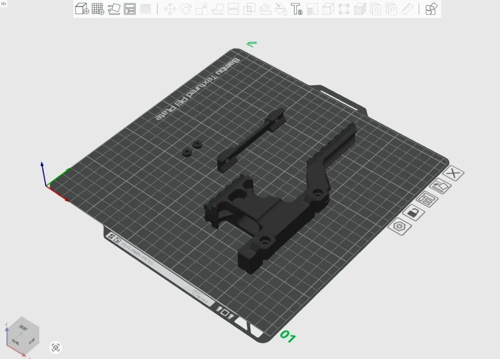 GBRS Hydra Mount/九头蛇/嗨爪镜桥 来自 StrC MakerWorld：免费下载 3D 模型