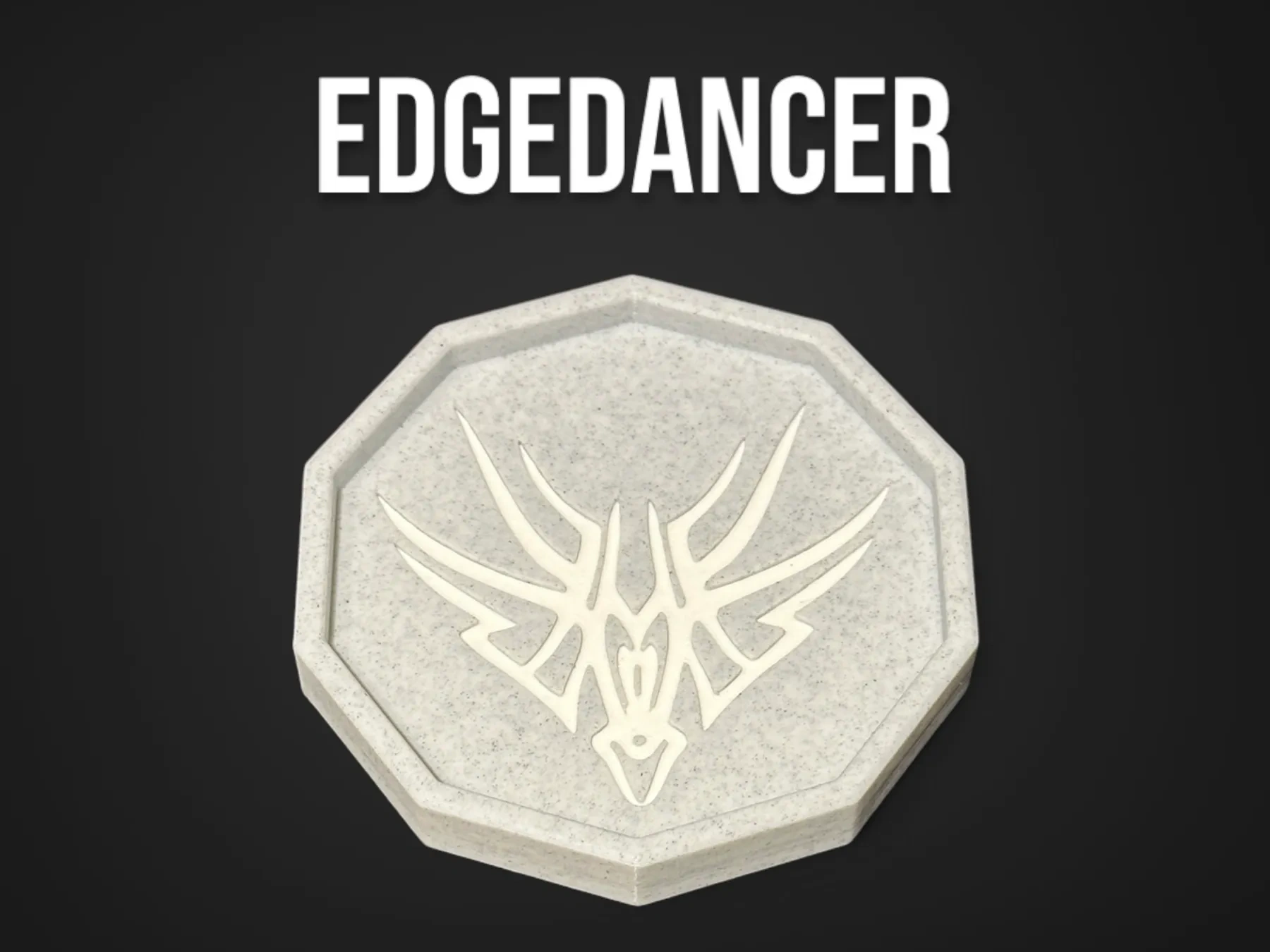 Edgedancer Glyph Coaster - Stormlight Archive 来自 Bionic Armory - MakerWorld