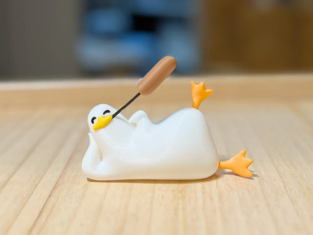 躺平鸭 摆烂鸭+放松音乐（无ams 拆件拼装） - 免费 3D 打印模型 - MakerWorld