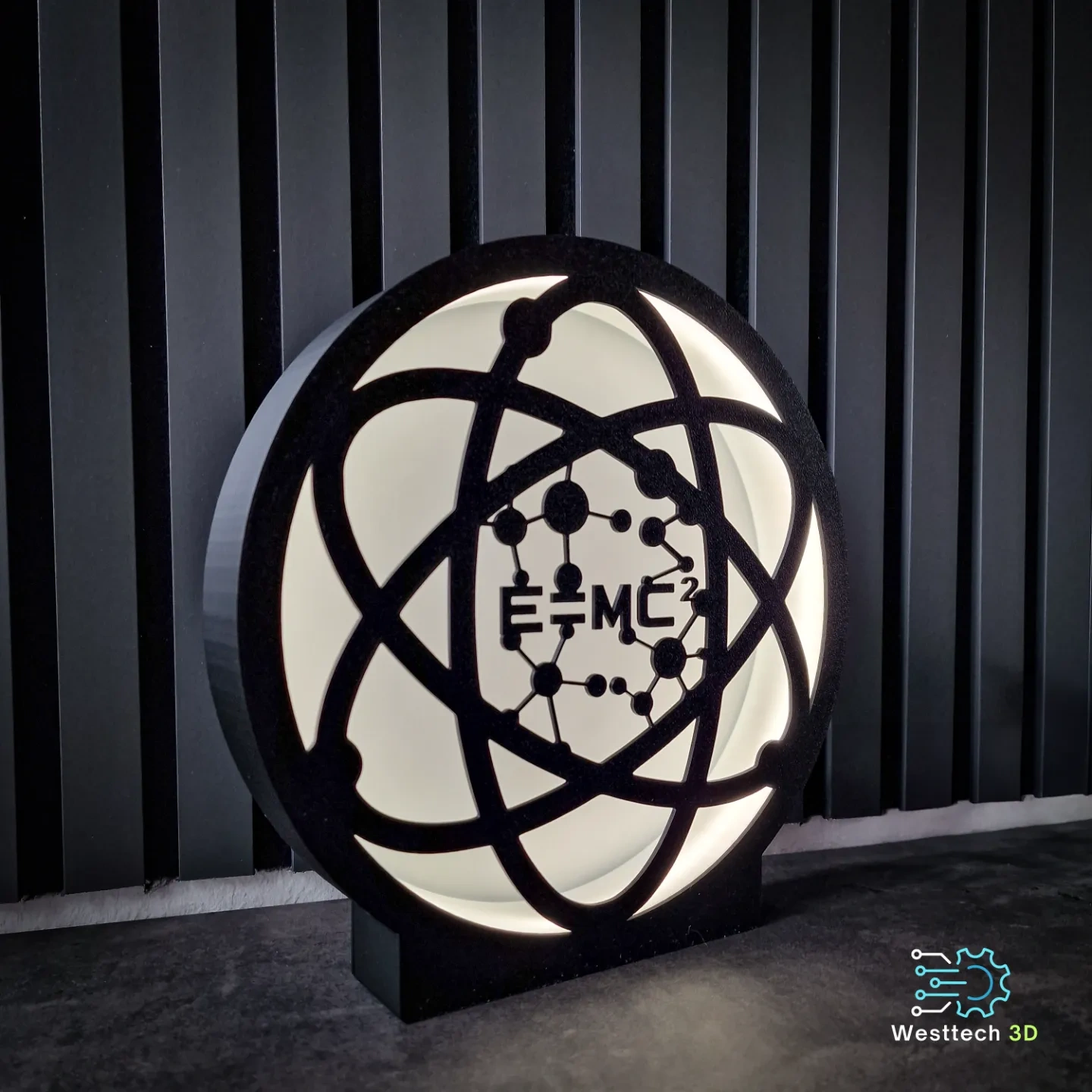 E=MC2 LED 台灯 来自 Edelassi - MakerWorld