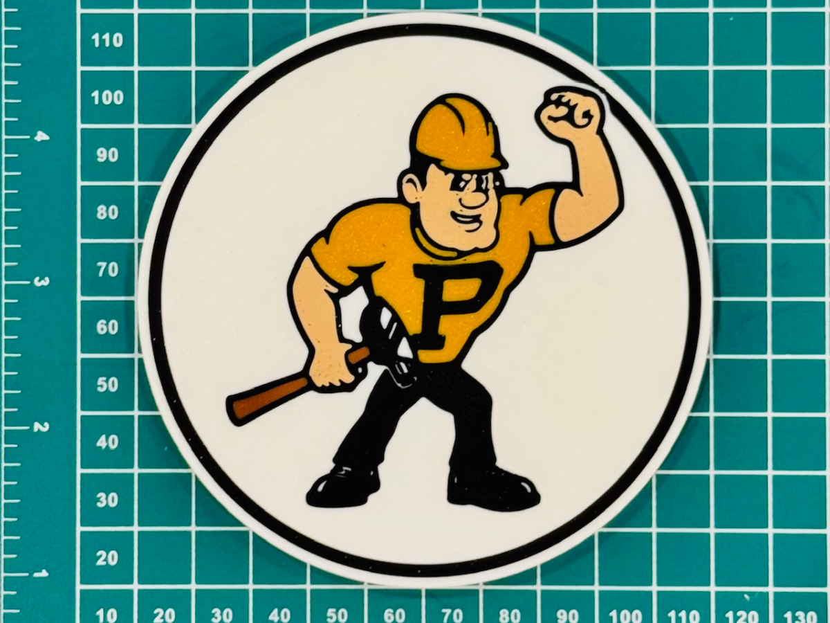 Purdue Pete 2023 标志 - 杯垫，标牌 - 免费 3D 打印模型 - MakerWorld