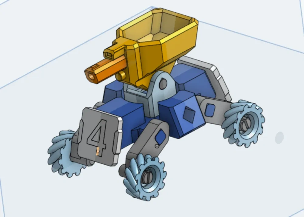 Robomaster 步兵拼装模型 来自 Kugong MakerWorld：免费下载 3D 模型