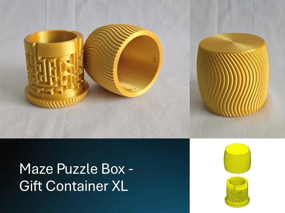 Maze Puzzle Box - Gift Container XL 来自 DocLex - MakerWorld
