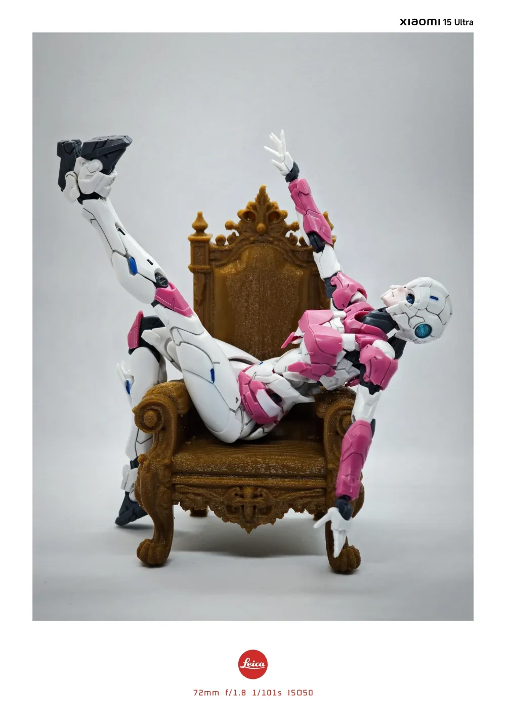 机娘王座（Girlpla throne），适用30MS、30MM、1:12机娘或人偶 来自 SnakeKwok MakerWorld：免费下载 3D 模型