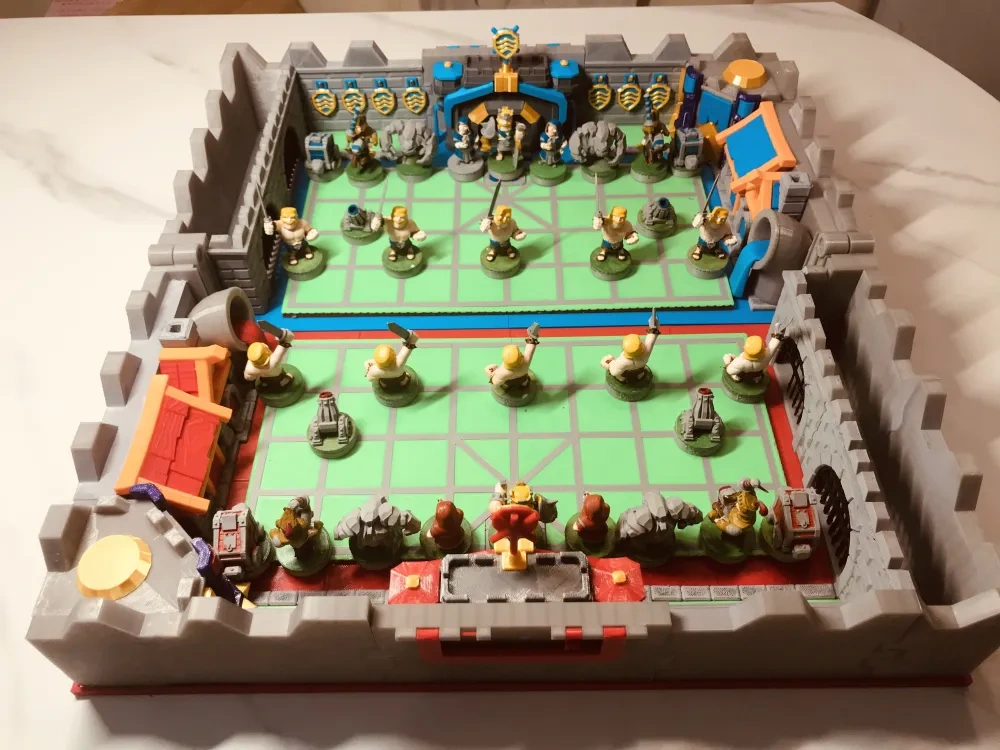 中国象棋 X 部落冲突（Chinese Chess X Clash of Clans） 来自 落日 MakerWorld：免费下载 3D 模型