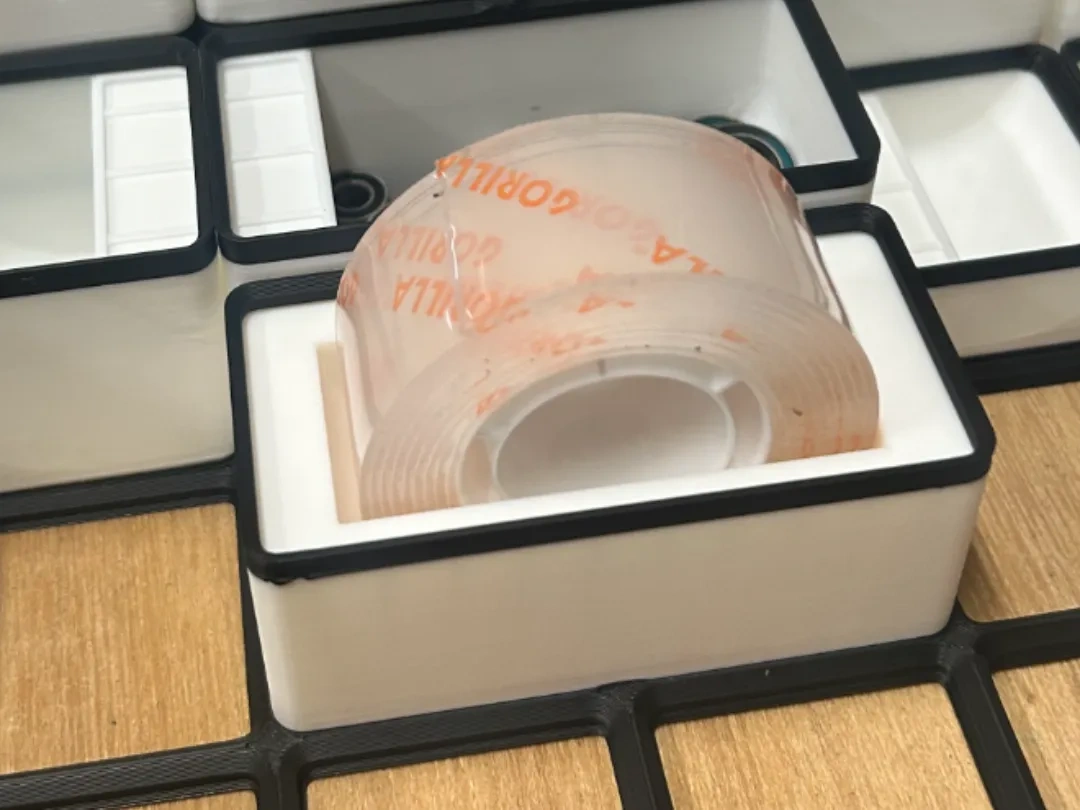 gridfinity 1x2 gorilla double side tape holder 来自 Throttle X design ...