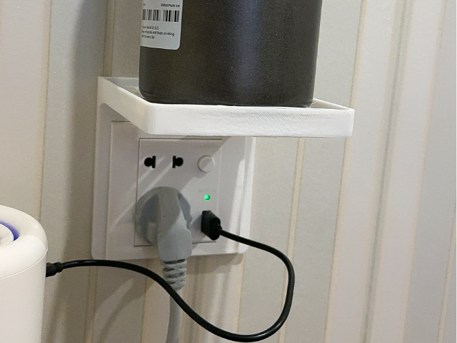 插座置物架，收纳托盘，收纳支架 来自 三万 - MakerWorld