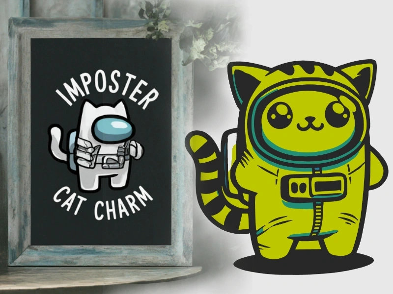 Imposter Cat Charm 来自 MagnetDanny - MakerWorld