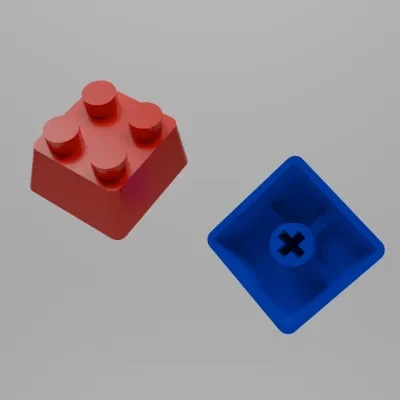积木键帽 来自 Mohammad AD MakerWorld：免费下载 3D 模型