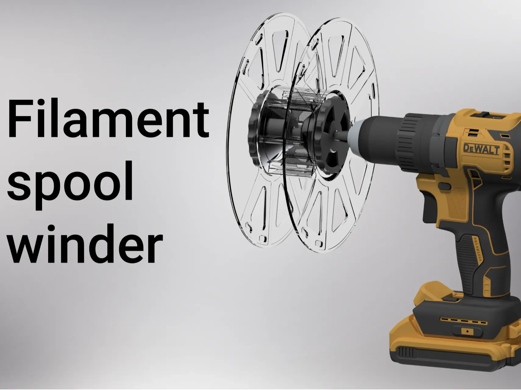 Filament spool winder 来自 Laurensguijt - MakerWorld
