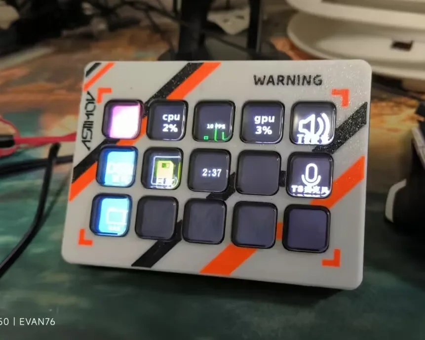 Elgato Stream Deck MK.2 Faceplate Asimov 前盖面板 来自 Evan76 - MakerWorld