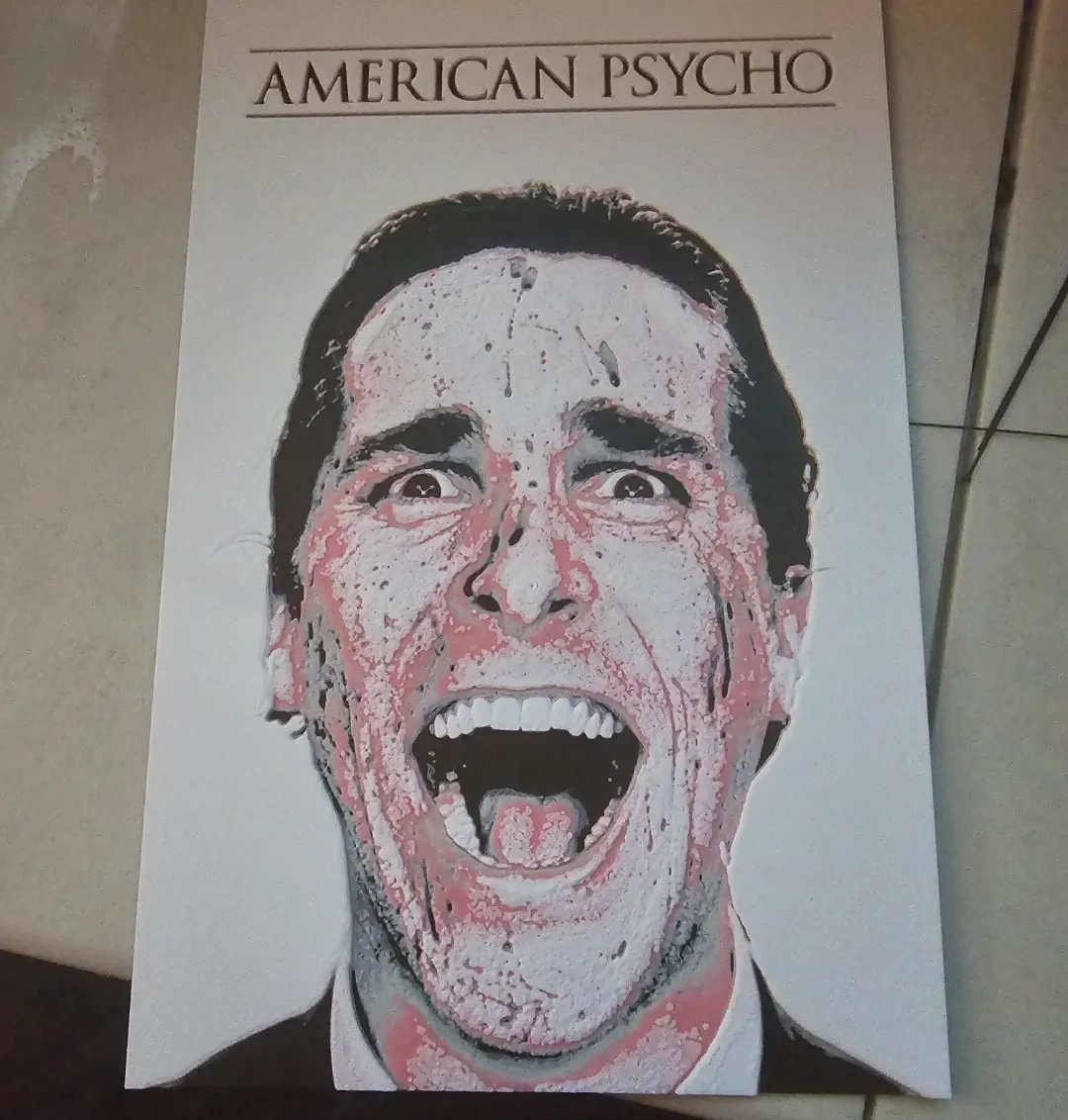 American Psycho Poster - Hueforge 来自 Lumpy3D - MakerWorld