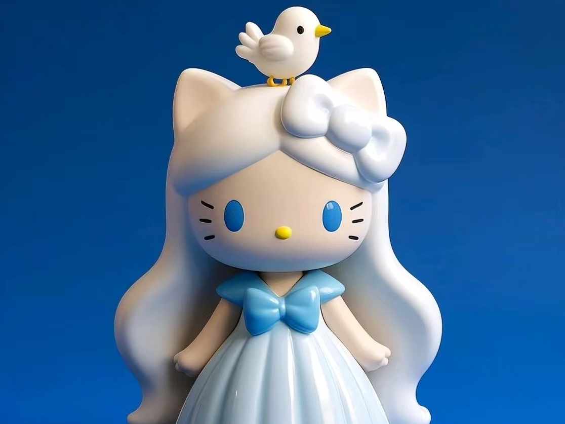 Hello Kitty 公主 来自 五月- MakerWorld：免费下载 3D 模型
