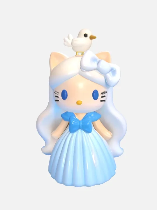 Hello Kitty 公主 来自 五月- MakerWorld：免费下载 3D 模型