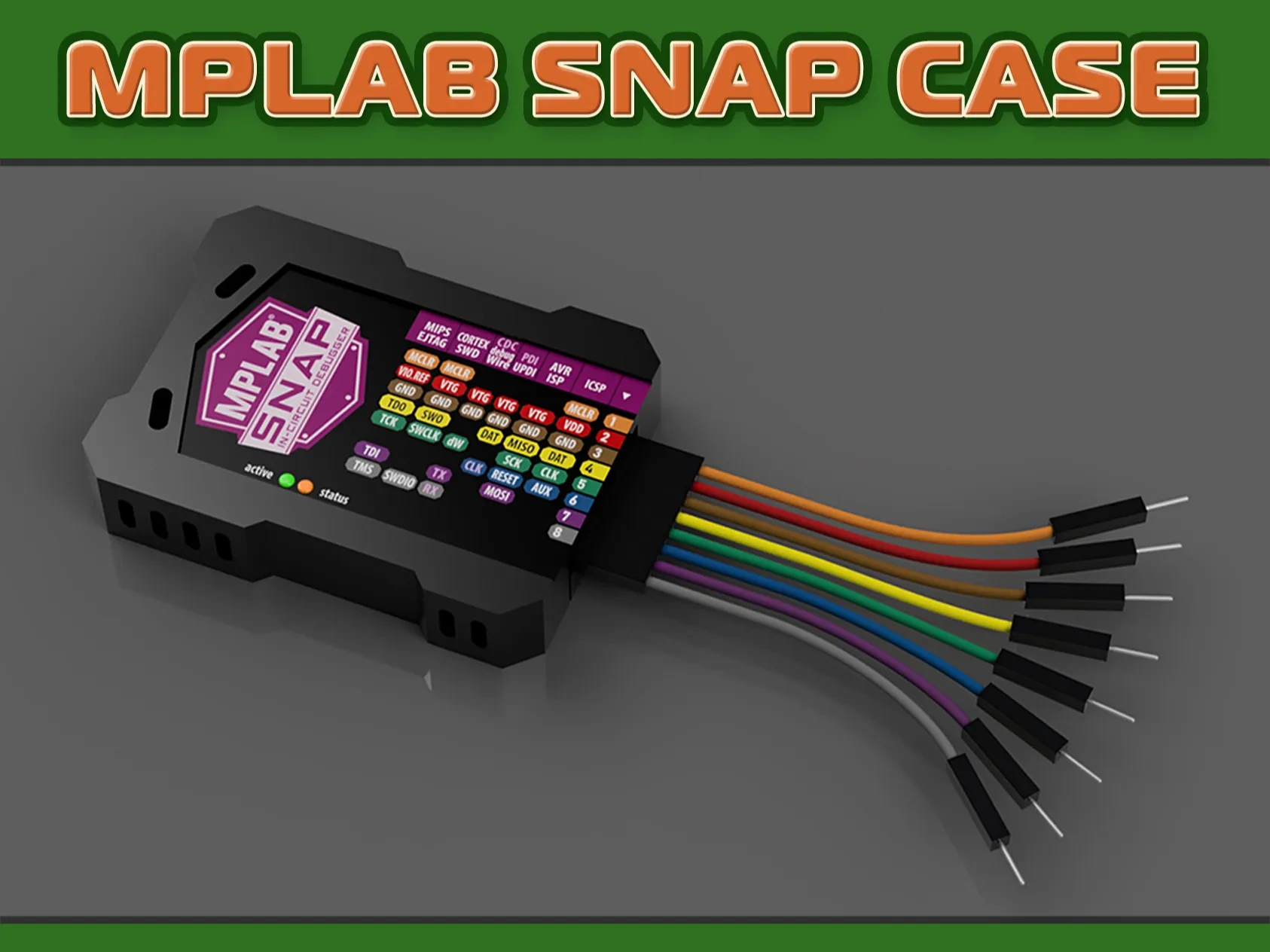 Microchip MPLAB SNAP 外壳 来自 spsm - MakerWorld
