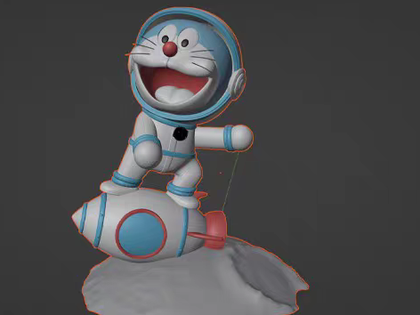 Astronaut Doraemon 太空人 哆啦A梦 来自 AdTin - MakerWorld