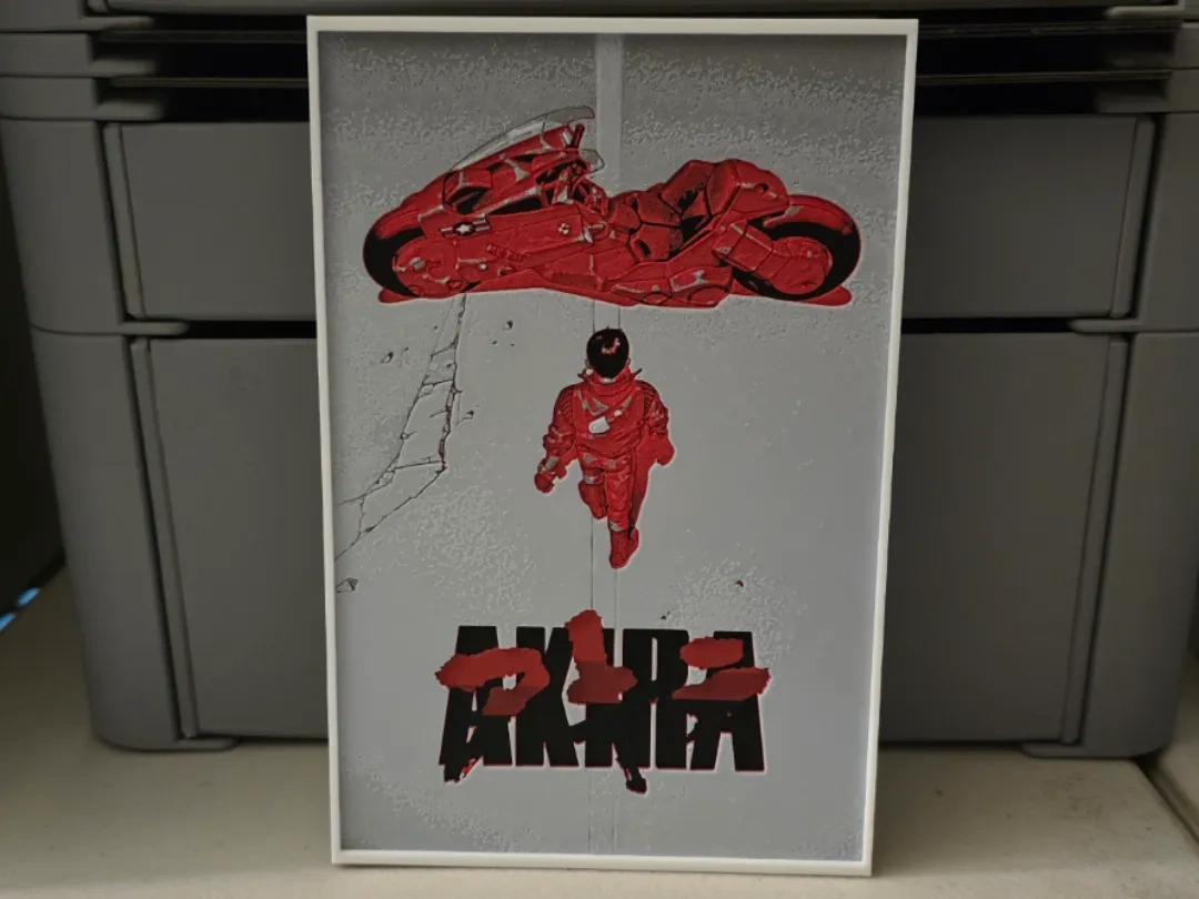 Akira Movie Poster - Hueforge Art 来自 Lumpy3D - MakerWorld