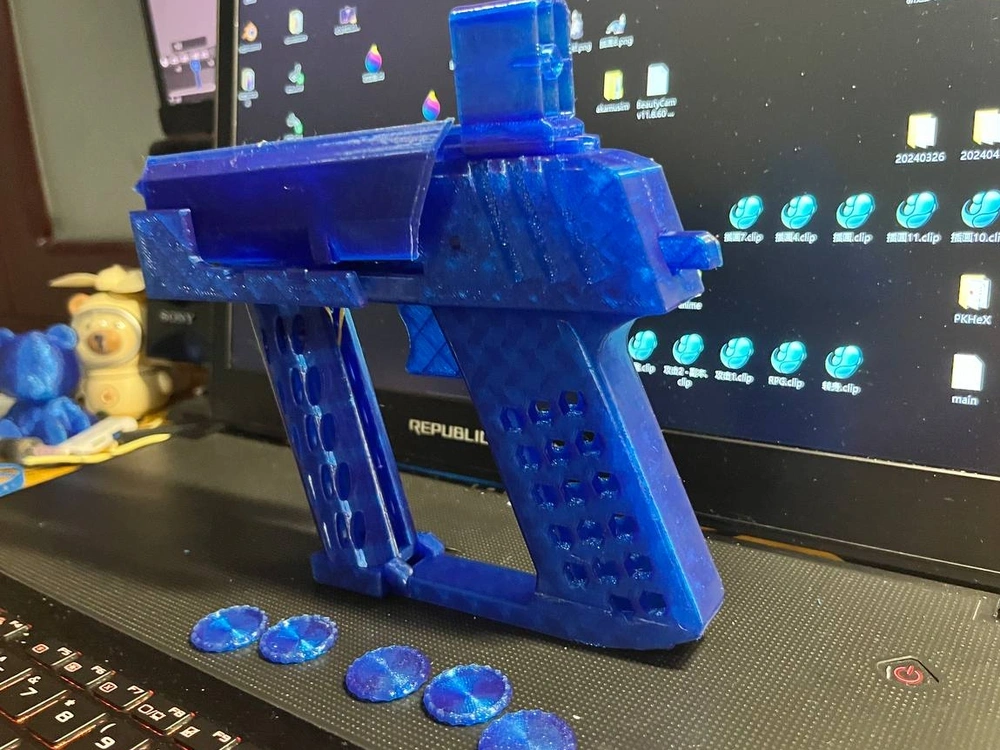 “Dominator” disk launcher main parts 飞盘发射器核心模块 来自 Ans - MakerWorld