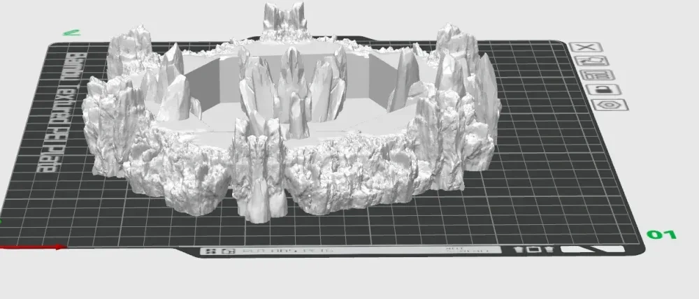 DnD Mountain Fortress Terrain 来自 drakeforge3d MakerWorld：免费下载 3D 模型