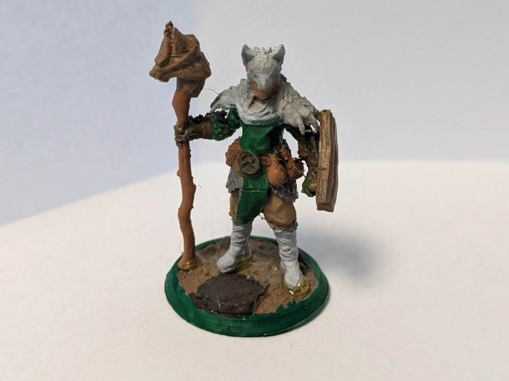 德鲁伊部落人类DnD迷你模型 来自 Darkwing - MakerWorld