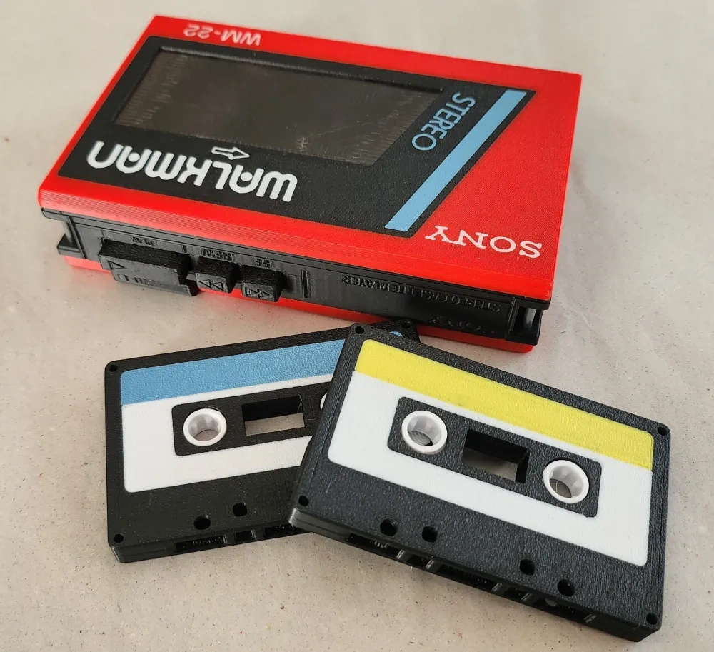 Walkman WM-22 卡式播放器模型 - 免费 3D 打印模型 - MakerWorld