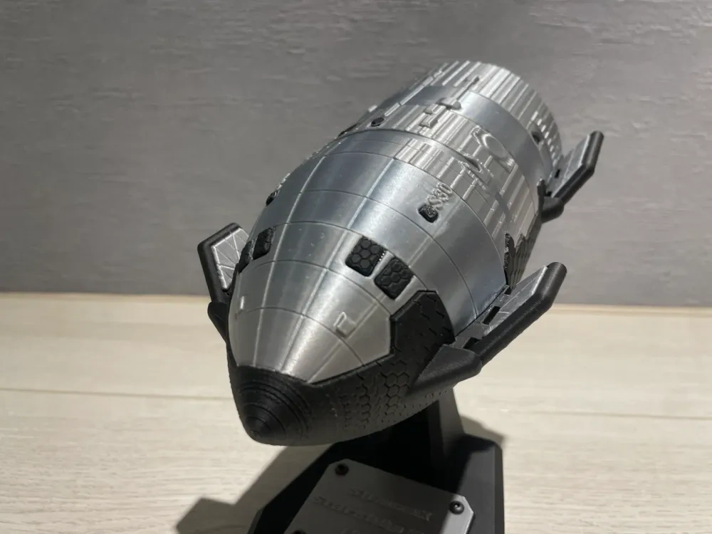 HAN SD 可动式SpaceX星舰S30玩具+展示架 来自 HAN design - MakerWorld